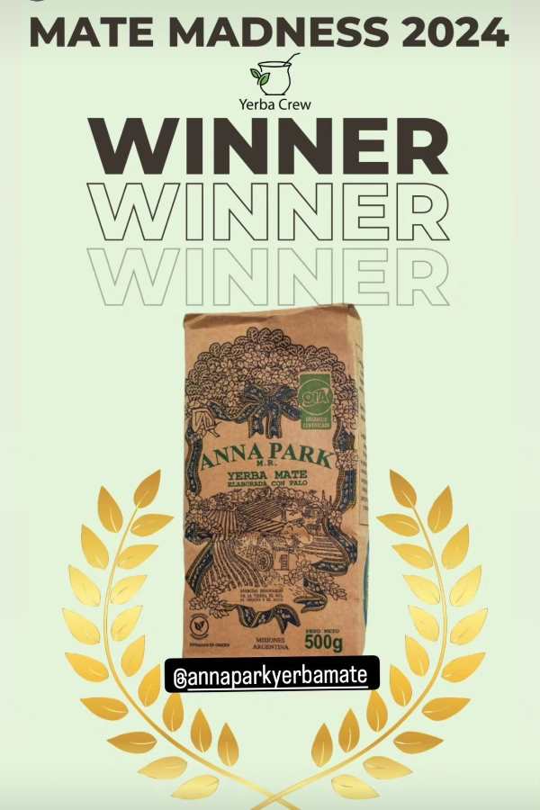 Anna Park Organic yerba mate 500g (1.1lb) – Yerba Crew