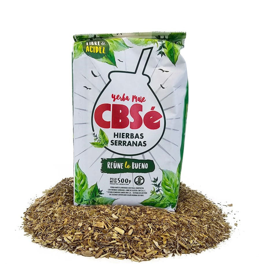 CBSé Hierbas Serranas (Peppermint and Mint) Yerba Mate 1.1lbs (500g ...