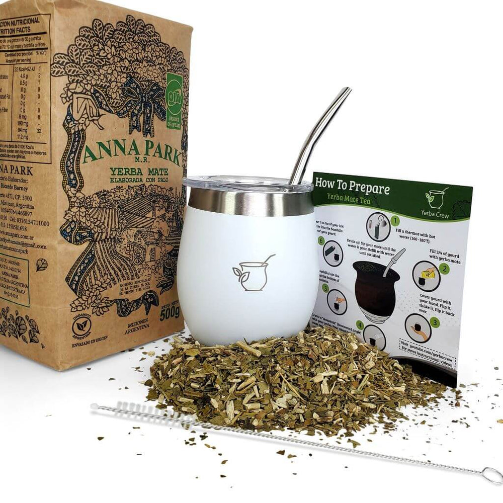 Glacier White gourd and Anna Park 500g yerba mate bundle - Yerba Crew